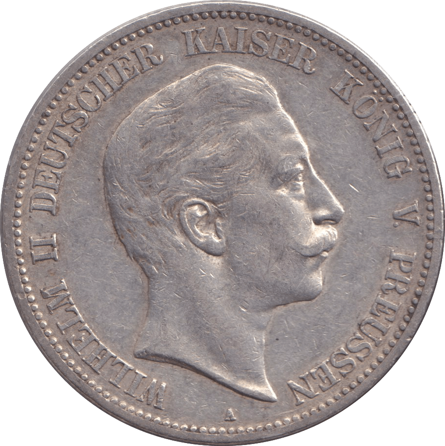 1903 FIVE MARK BERLIN A SILVER WORLD COINS Cambridgeshire Coins ...