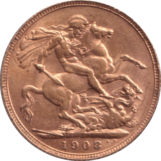 1908 GOLD SOVEREIGN ( EF ) – Cambridgeshire Coins