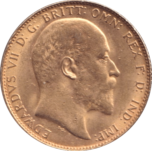 1908 GOLD SOVEREIGN ( UNC ) SOVEREIGN Cambridgeshire Coins ...