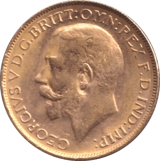 1919 GOLD SOVEREIGN ( UNC ) PERTH MINT SOVEREIGN Cambridgeshire Coins ...