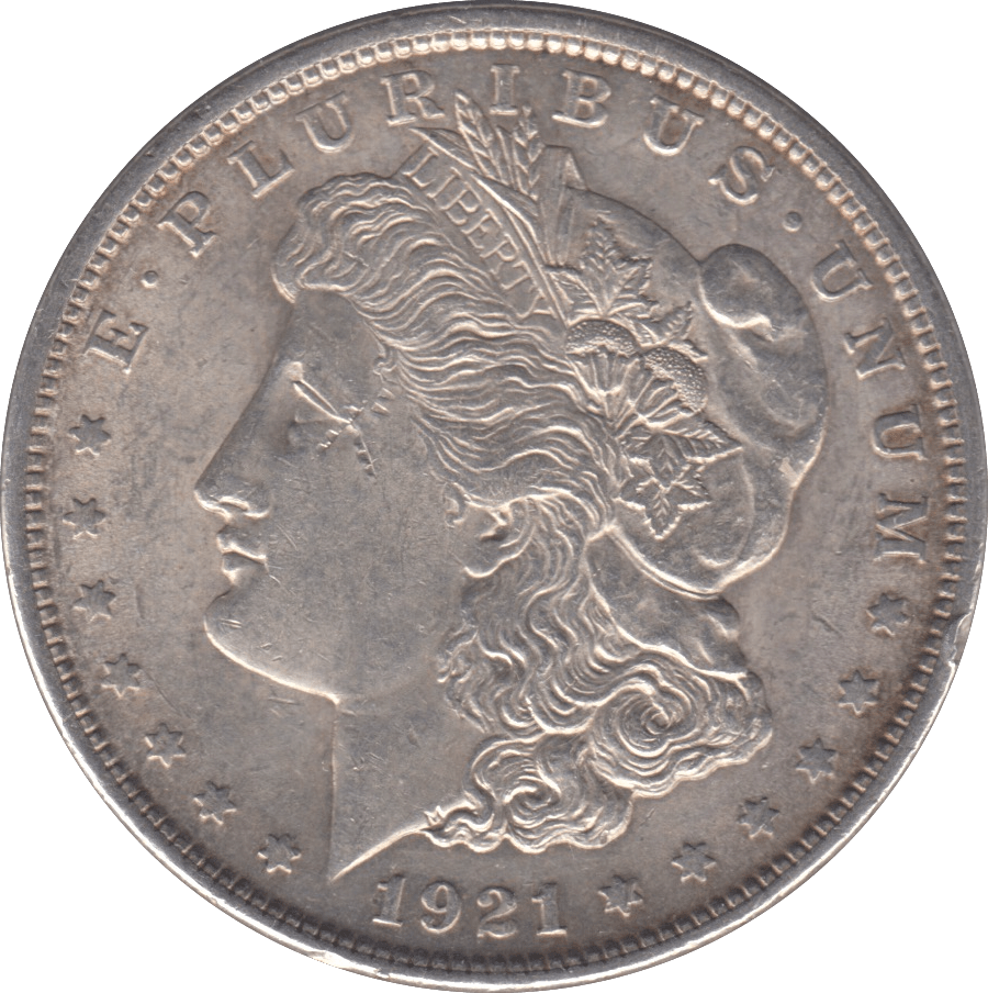 1921 SILVER MORGAN DOLLAR USA PHILADELPHIA MINT SILVER WORLD COINS ...