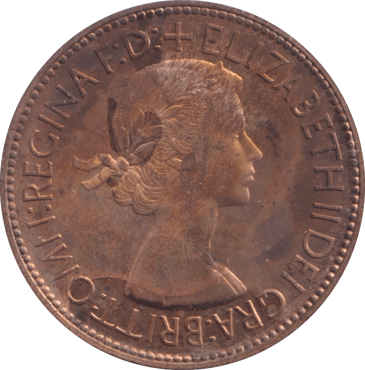 1953 PENNY 2 ( PROOF ) Penny Cambridgeshire Coins – Cambridgeshire Coins