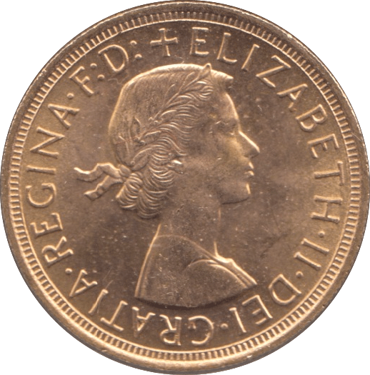 1957 GOLD SOVEREIGN ( UNC ) SOVEREIGN Cambridgeshire Coins ...