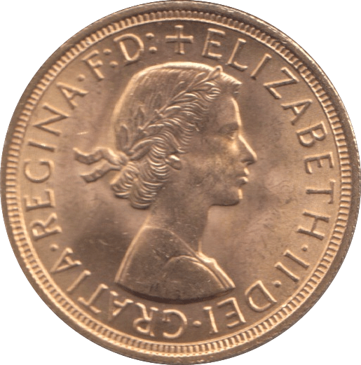 1957 GOLD SOVEREIGN ( UNC ) SOVEREIGN Cambridgeshire Coins ...