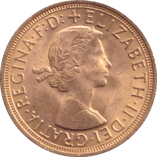 1957 GOLD SOVEREIGN ( UNC ) SOVEREIGN Cambridgeshire Coins ...