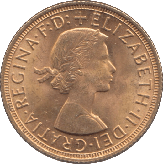 1958 GOLD SOVEREIGN ( UNC ) 1 Sovereign Cambridgeshire Coins ...