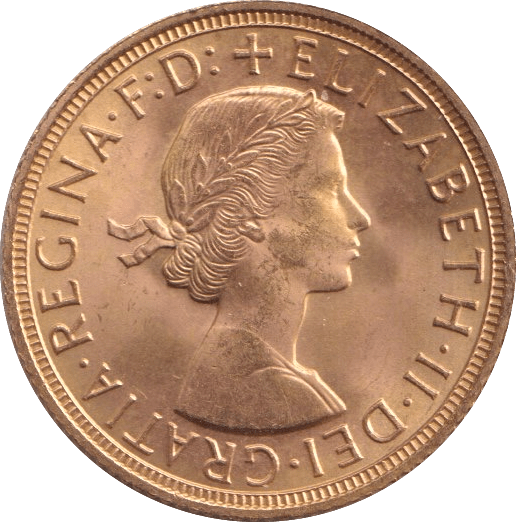 1958 GOLD SOVEREIGN ( UNC ) SOVEREIGN Cambridgeshire Coins ...