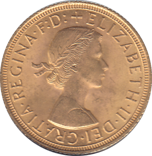 1958 GOLD SOVEREIGN ( UNC ) Sovereign Cambridgeshire Coins ...