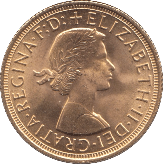 1958 GOLD SOVEREIGN ( UNC ) SOVEREIGN Cambridgeshire Coins ...