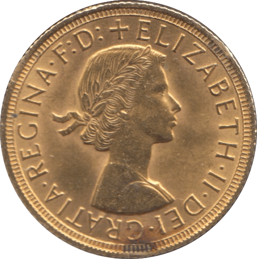 1958 GOLD SOVEREIGN ( UNC ) SOVEREIGN Cambridgeshire Coins ...