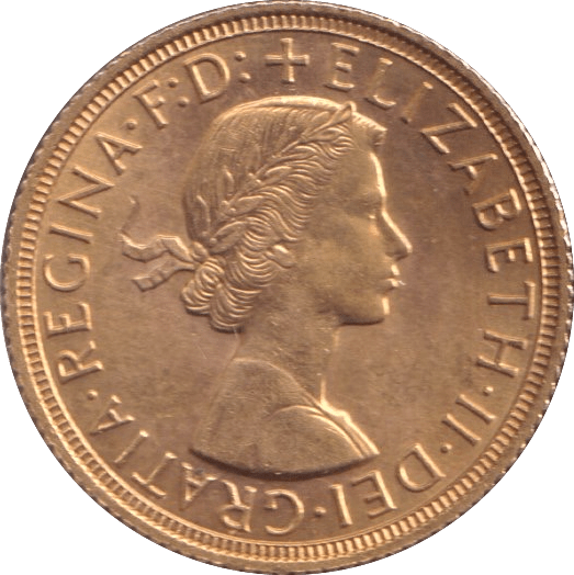 1958 GOLD SOVEREIGN ( UNC ) SOVEREIGN Cambridgeshire Coins ...