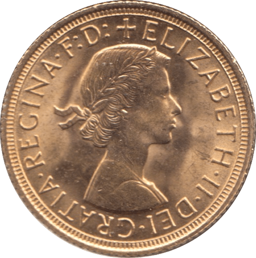 1963 GOLD SOVEREIGN ( UNC ) SOVEREIGN Cambridgeshire Coins ...