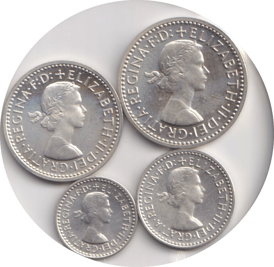 1963 MAUNDY SET Maundy Set Cambridgeshire Coins – Cambridgeshire Coins