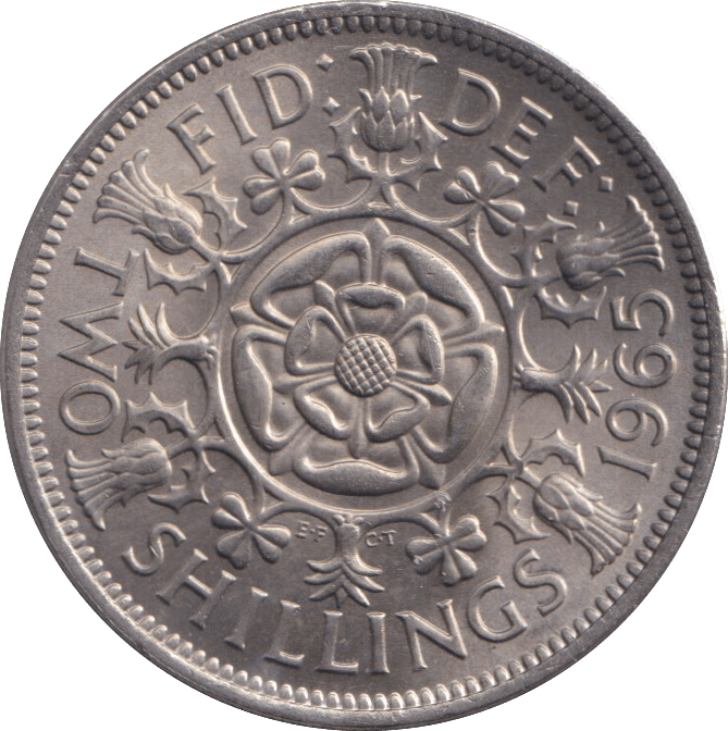 1965 FLORIN ( UNC ) FLORIN Cambridgeshire Coins – Cambridgeshire Coins