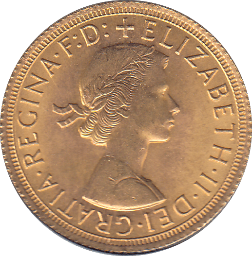 1965 GOLD SOVEREIGN ( UNC ) Sovereign Cambridgeshire Coins ...