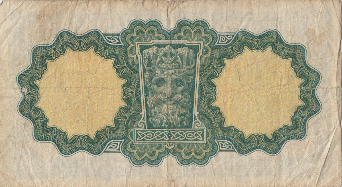 1965 ONE POUND CENTRAL BANK OF IRELAND BANKNOTE IRE-10 WORLD BANKNOTES ...