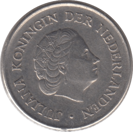 1966 25 CENT NETHERLANDS WORLD COINS Cambridgeshire Coins ...