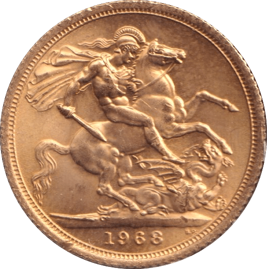 1968 GOLD SOVEREIGN ( AUNC ) SOVEREIGN Cambridgeshire Coins ...