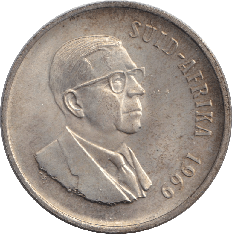 1969 SILVER ONE RAND SOUTH AFRICA – Cambridgeshire Coins