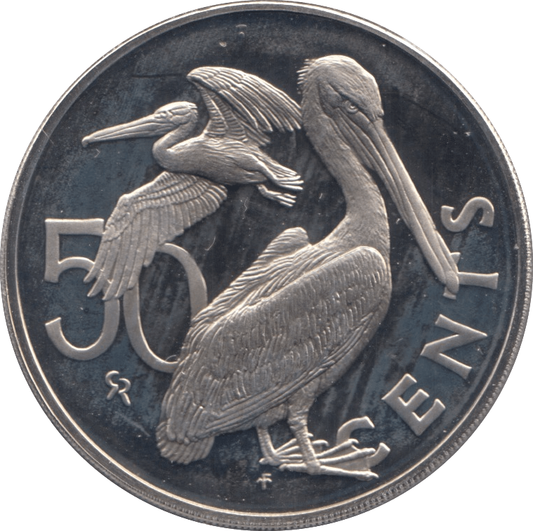 1974 FIFTY CENTS BRITISH VIRGIN ISLANDS WORLD COINS Cambridgeshire ...