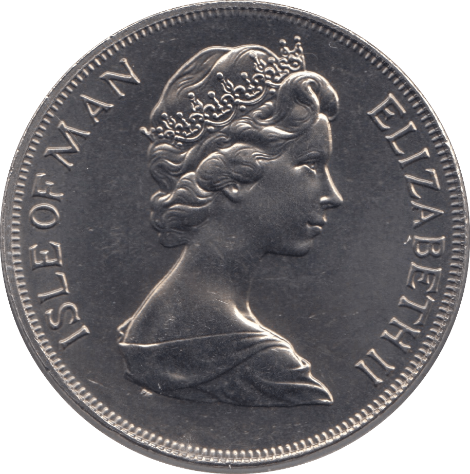 1975 TWENTY FIVE PENCE ISLE OF MAN WORLD COINS Cambridgeshire Coins ...