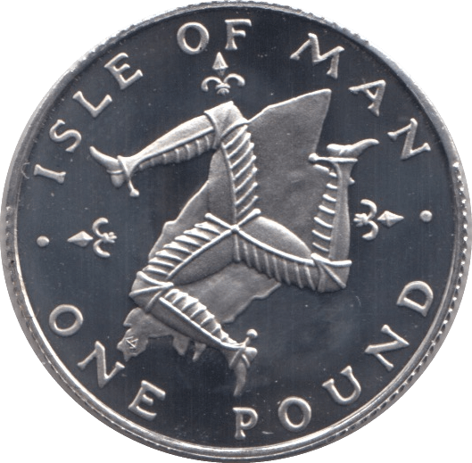 1978 PLATINUM PROOF ONE POUND ISLE OF MAN Platinum Coins Cambridgeshire ...