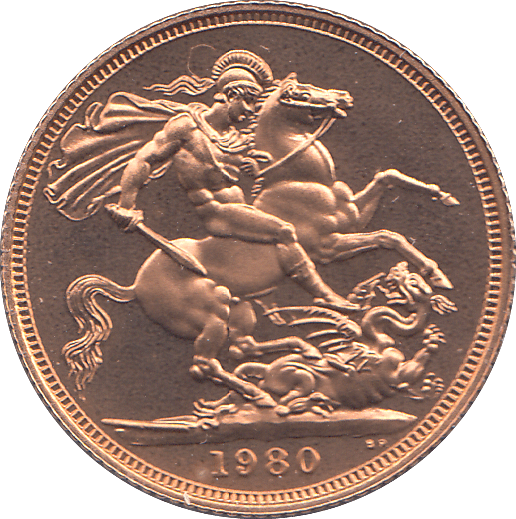1980 GOLD SOVEREIGN ( PROOF ) – Cambridgeshire Coins