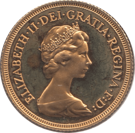 1980 GOLD SOVEREIGN ( PROOF ) SOVEREIGN Cambridgeshire Coins ...