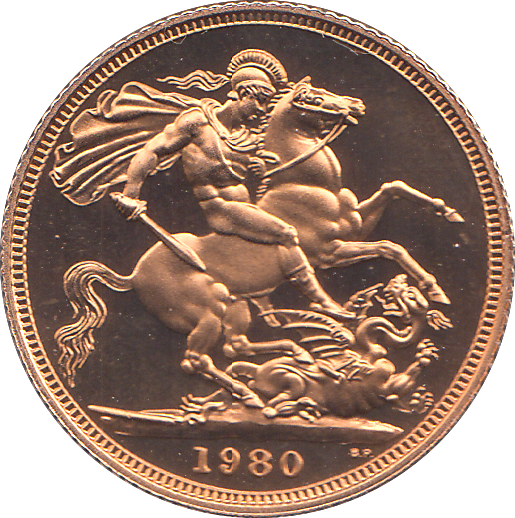 1980 GOLD SOVEREIGN ( PROOF ) – Cambridgeshire Coins