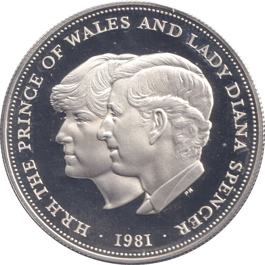 1981 SILVER PROOF THE PRINCE OF WALES AND LADY DIANA SPENCER SILVER ...