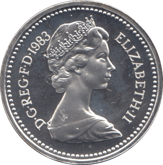 1983 SILVER PROOF ONE POUND £1 ROYAL ARMS SILVER WORLD COINS ...