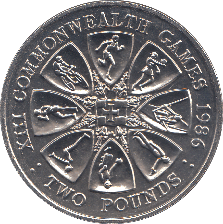 1986 2 POUNDS COMMONWEALTH GAMES ( BU ) – Cambridgeshire Coins