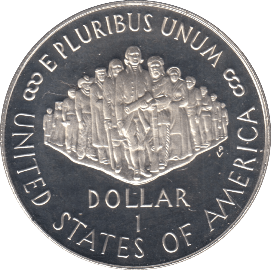 1987 USA SILVER DOLLAR US CONSTITUTION 200TH ANNIVERSARY SILVER WORLD ...