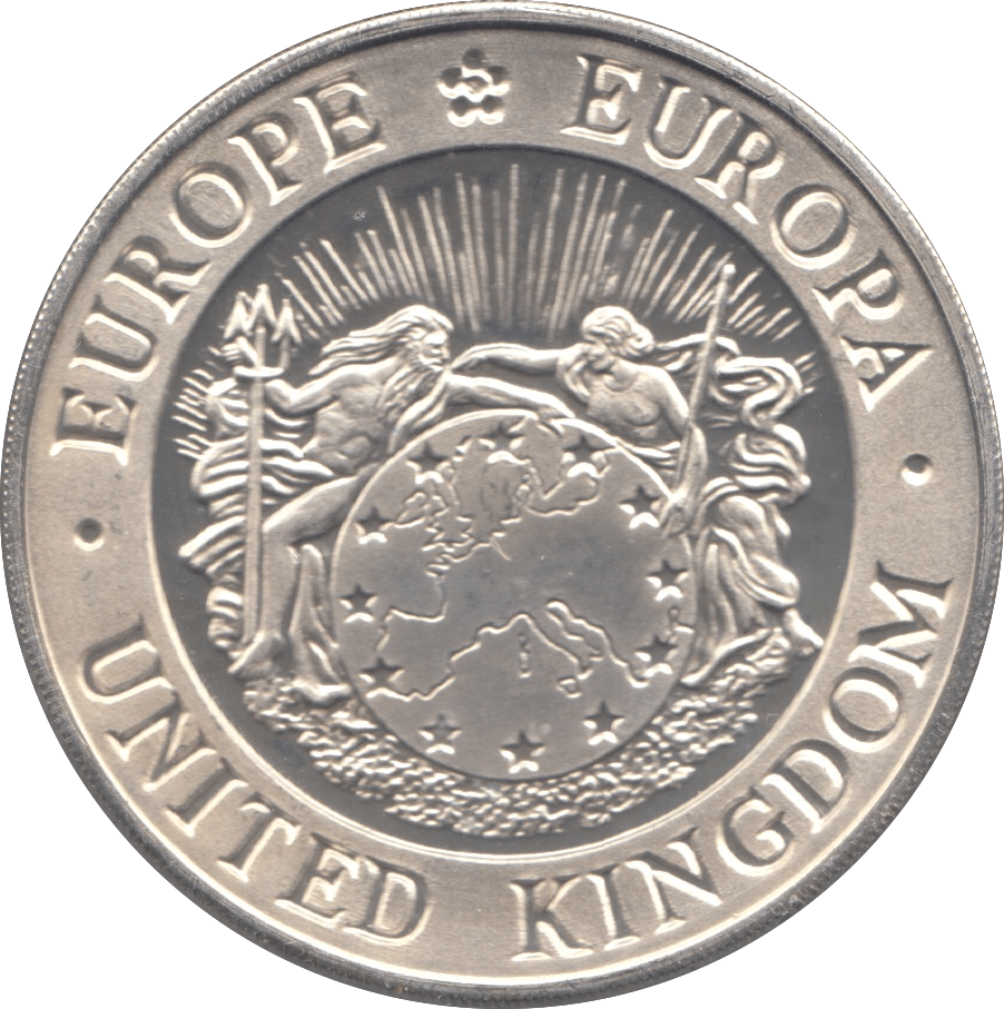 1992 SILVER PROOF TWENTY FIVE ECU EUROPE SILVER WORLD COINS ...