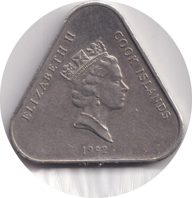 1992 TWO DOLLARS COOK ISLANDS WORLD COINS Cambridgeshire Coins ...