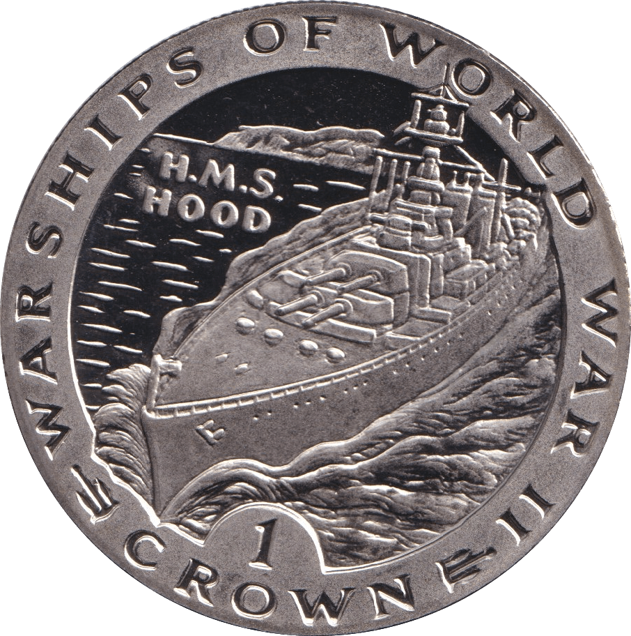 1993 ONE CROWN WARSHIPS OF WWII F74 Crown Cambridgeshire Coins – Cambridgeshire Coins