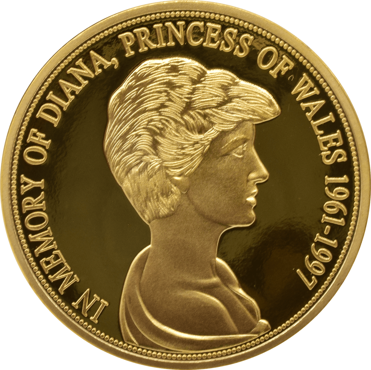 1997 IN MEMORY OF PRINCESS DIANA MEDALLION F113 MEDALS & MEDALLIONS ...