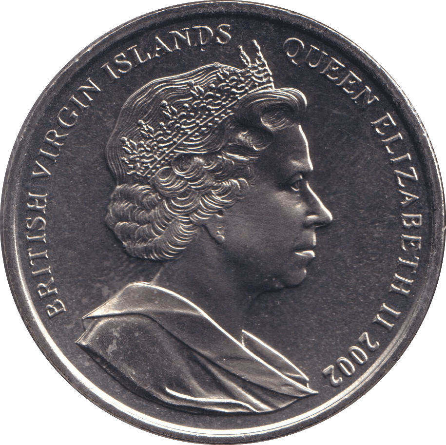 2002 BU ONE DOLLAR QUEEN ELIZABETH GOLDEN JUBILEE WORLD COINS ...