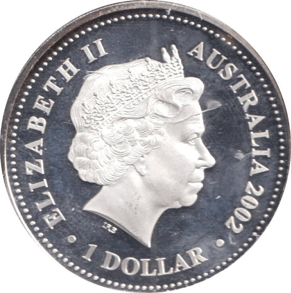 2002 ONE DOLLAR AUSTRALIA GOLDEN JUBILEE SILVER WORLD COINS ...
