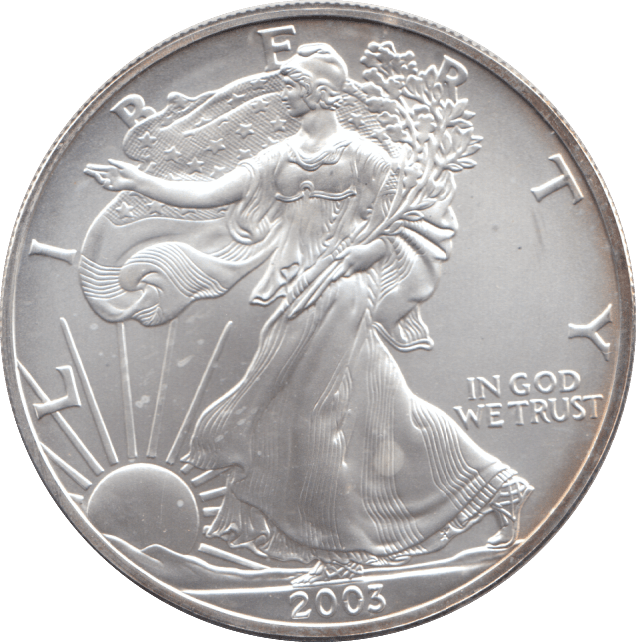 2003 AMERICAN EAGLE SILVER DOLLAR 1 OZ FINE SILVER USA – Cambridgeshire ...