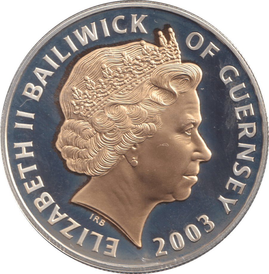 2003 FIVE POUNDS ( PROOF ) THE GOLDEN JUBILEE £5 Proof Cambridgeshire ...