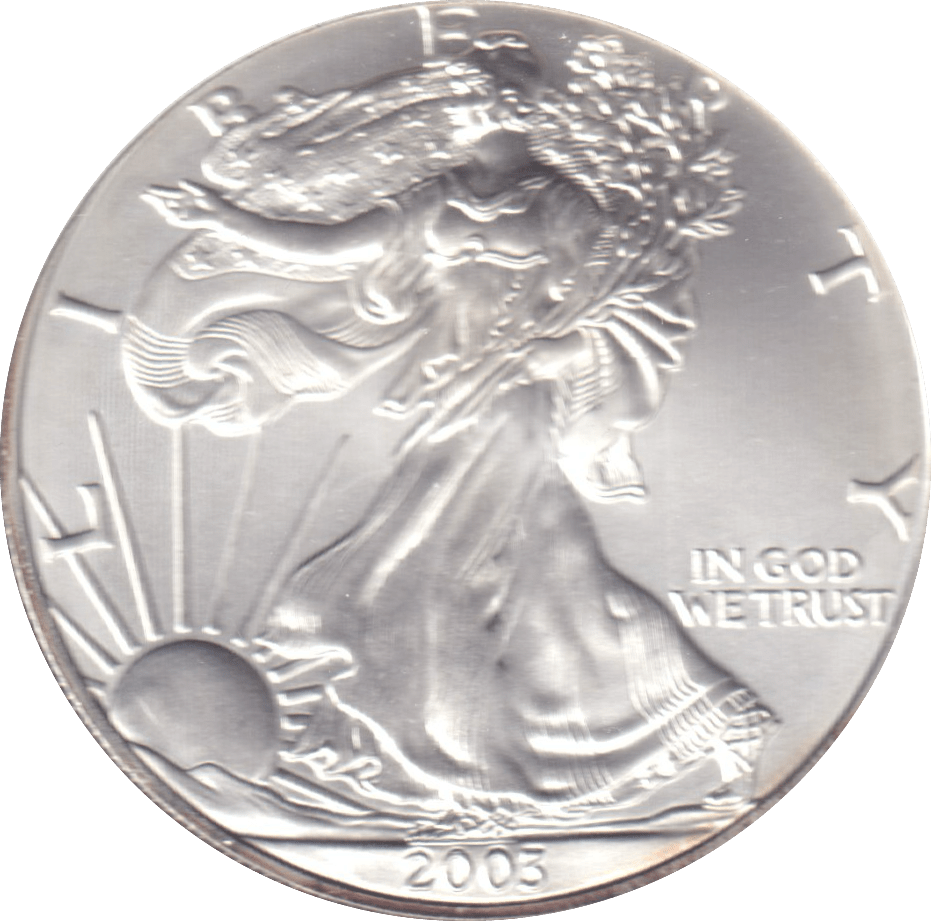 2003 SILVER LIBERTY ONE DOLLAR USA – Cambridgeshire Coins
