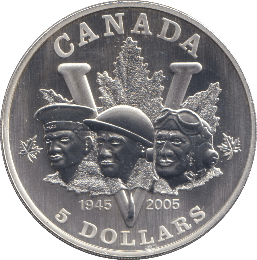 2005 SILVER PROOF FIVE DOLLARS CANADA – Cambridgeshire Coins