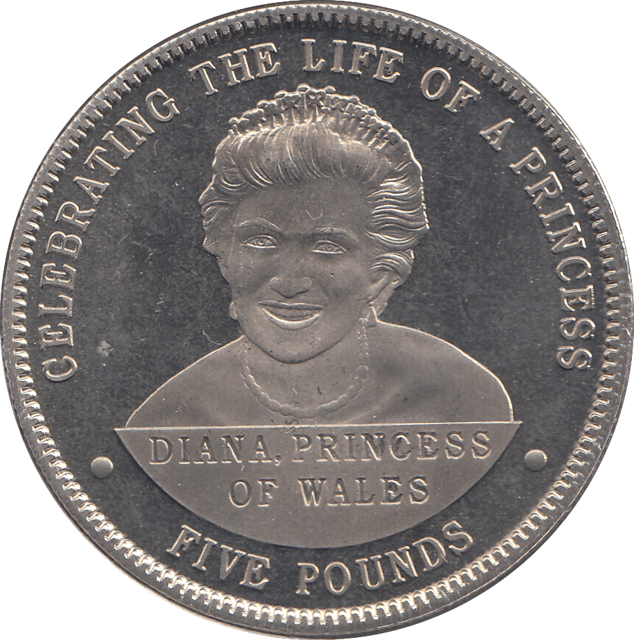 2007 PRINCESS OF WALES FIVE POUNDS – Cambridgeshire Coins