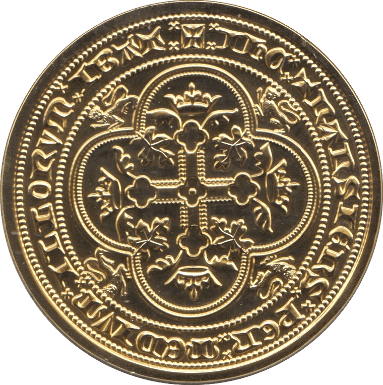 2009 GOLD PLATED SILVER MILLIONAIRES COLLECTION EDWARD III DOUBLE ...