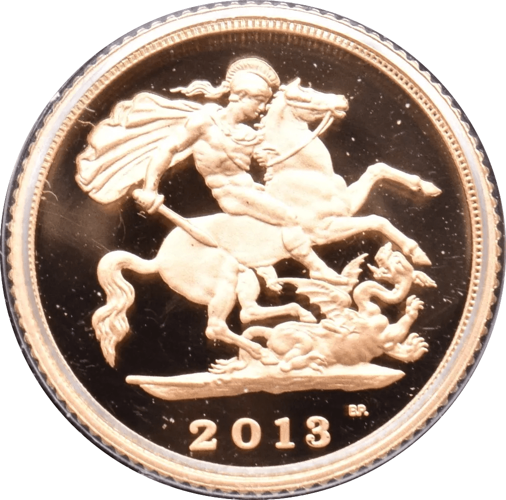 2013 GOLD PROOF HALF SOVEREIGN BOXED GOLD PROOF HALF SOVEREIGNS ...