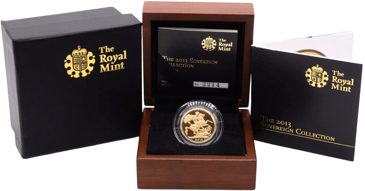 2013 GOLD PROOF SOVEREIGN BOXED GOLD PROOF SOVEREIGNS Cambridgeshire ...