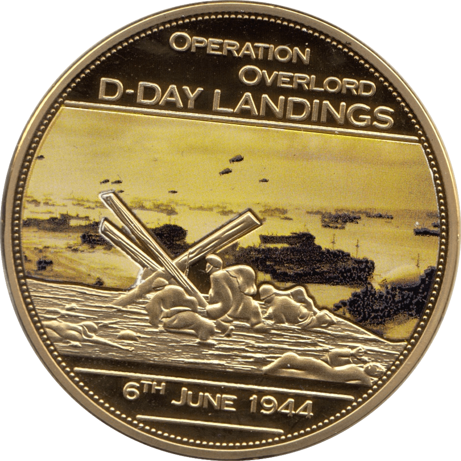 2014 MEDALLION SECOND WORLD WAR OPERATION OVERLORD F106 MEDALS ...