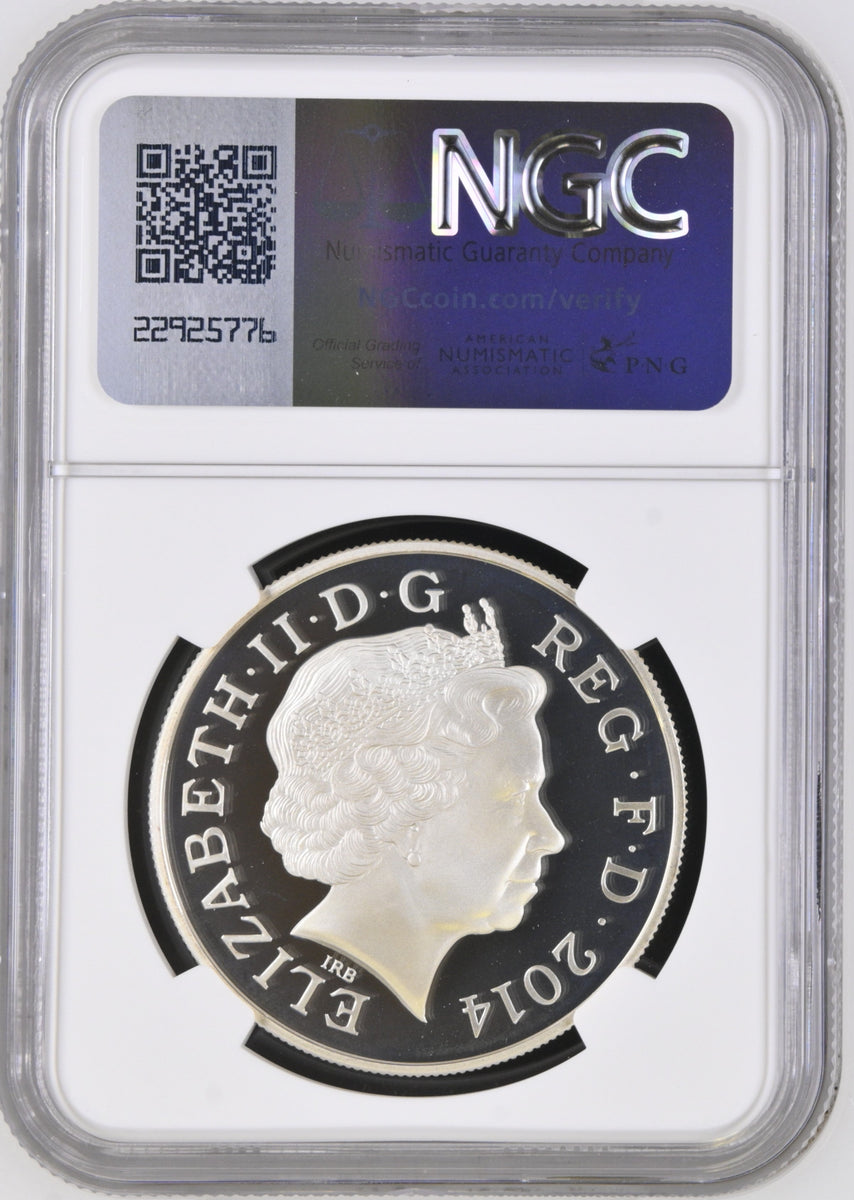 2014 SILVER PROOF PORTRAIT OF BRITAIN BIG BEN ( NGC ) PF69 ULTRA CAMEO ...