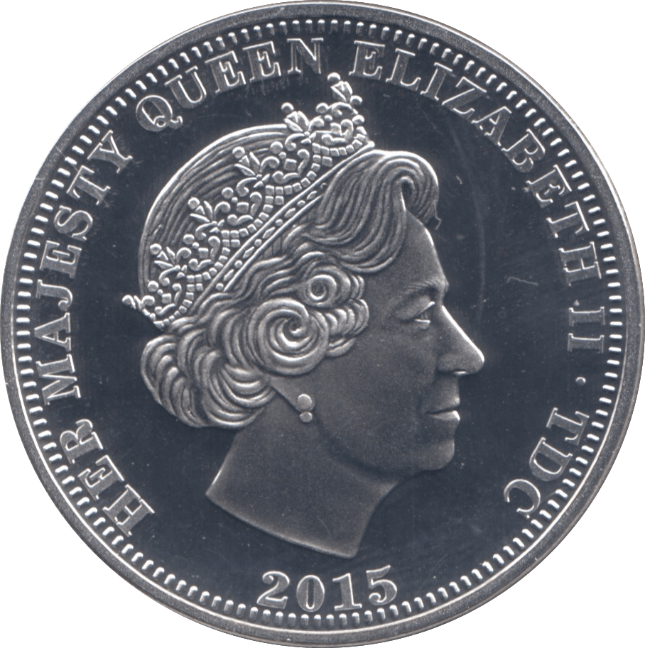 2015 £5 COMMEMORATIVE COIN QUEEN ELIZABETH II WORLD COINS ...